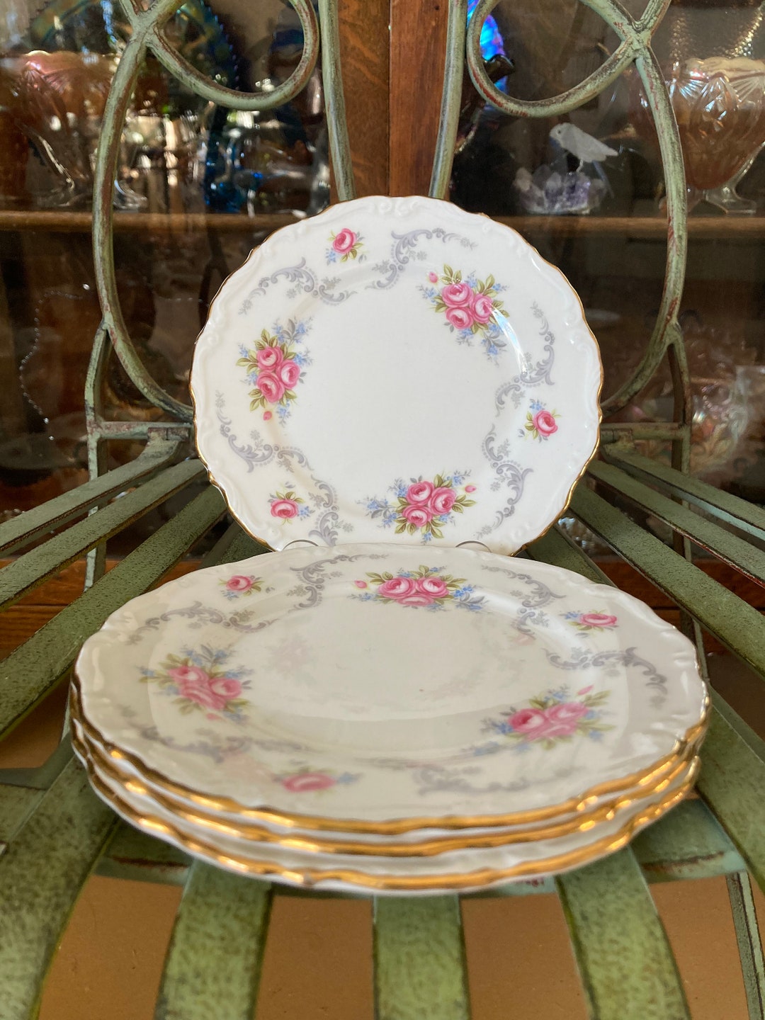 Royal Albert Tranquility Bread and Butter Plates. Set of 4. 6.25 Inches ...