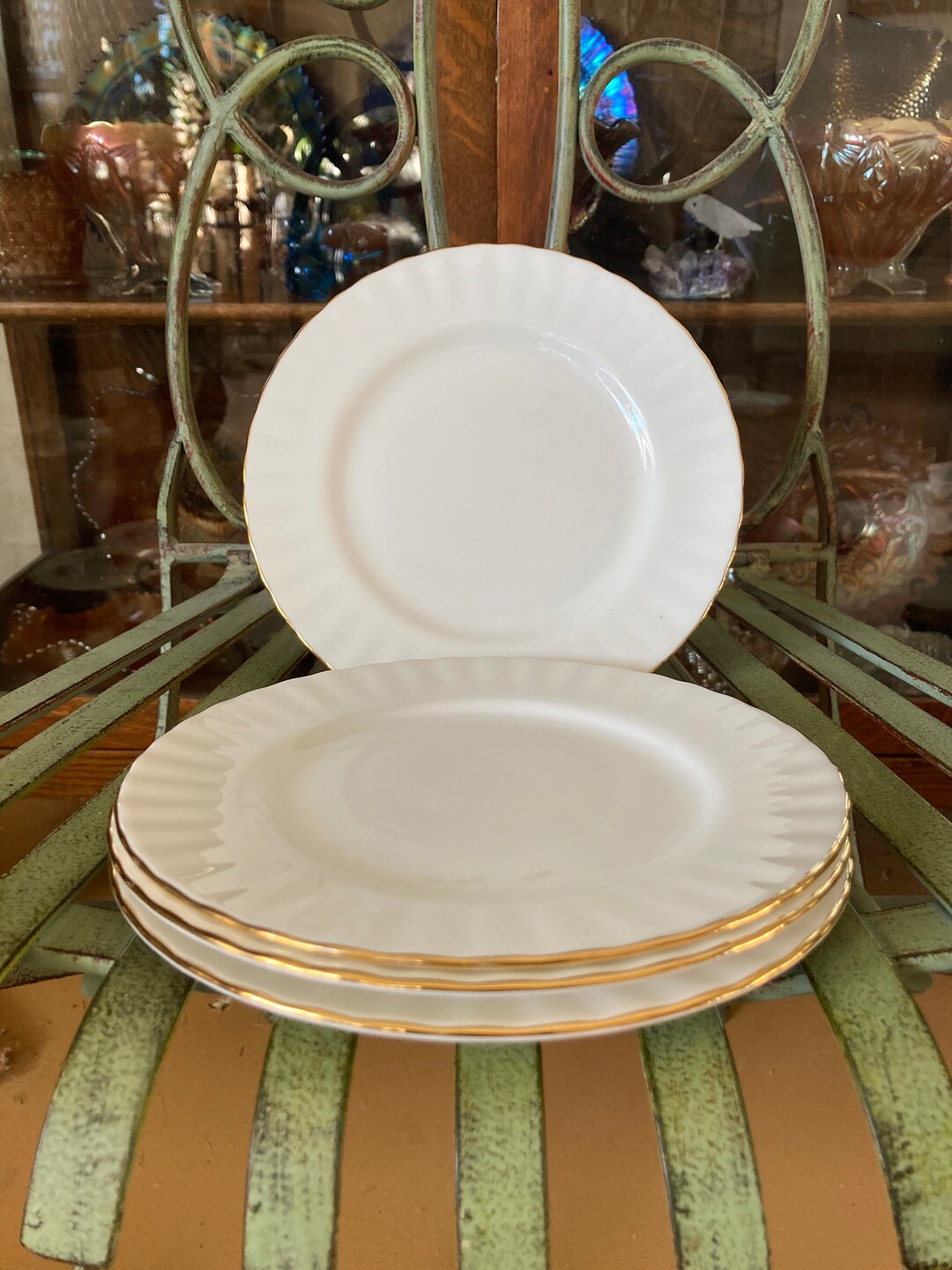 Royal Albert Val Dor Dessert Plates. Set of 4. 7 Inches Diameter ...