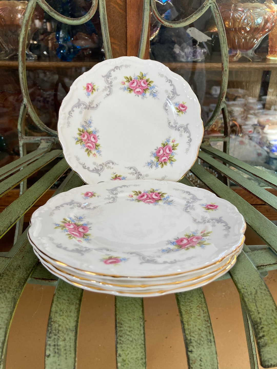 Royal Albert Tranquility Bread and Butter Plates. Set of 4. 6.25 Inches ...