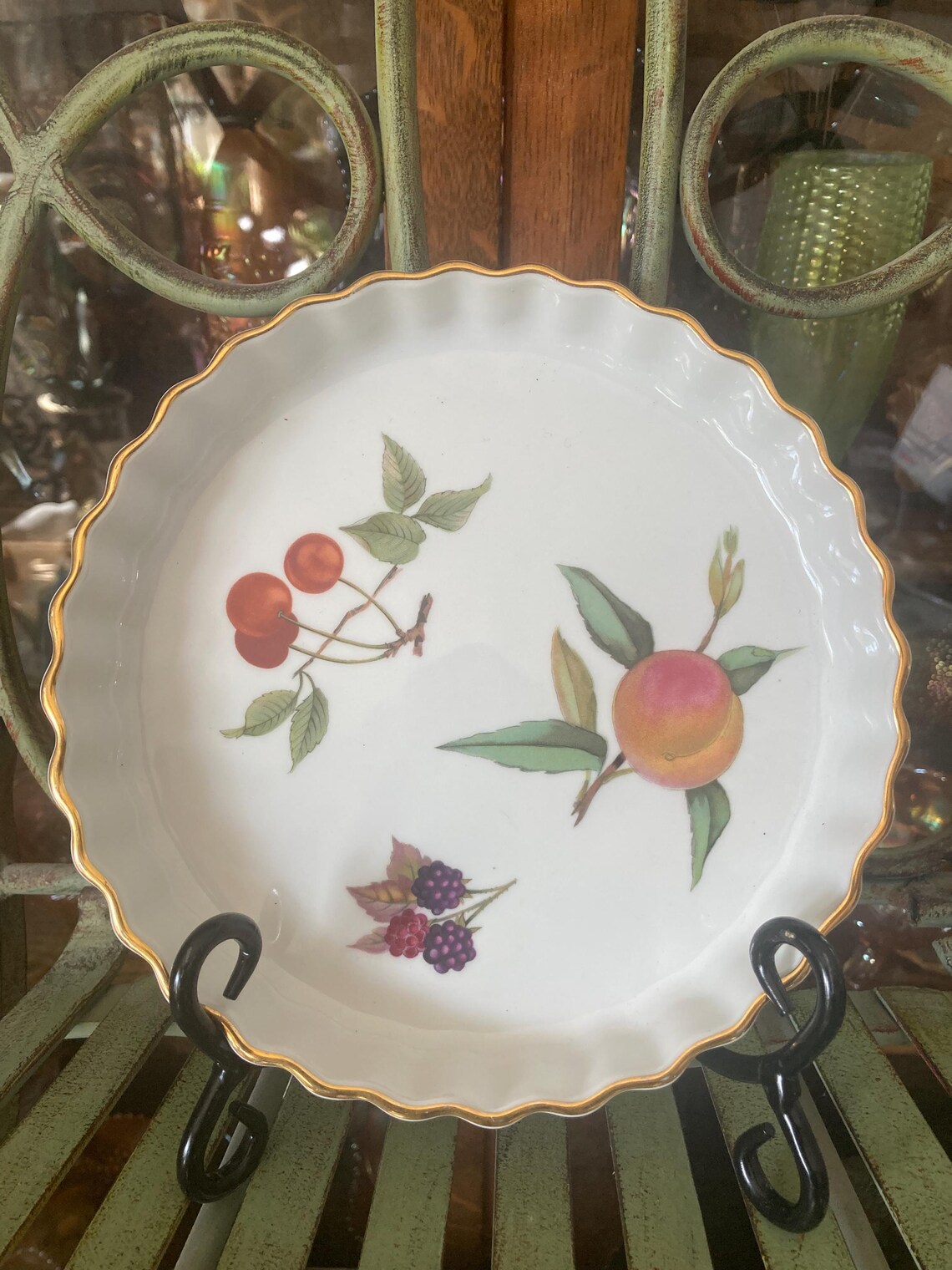 Royal Worcester Evesham Quiche Dishes. Set of 2. 7 Inches Diameter ...