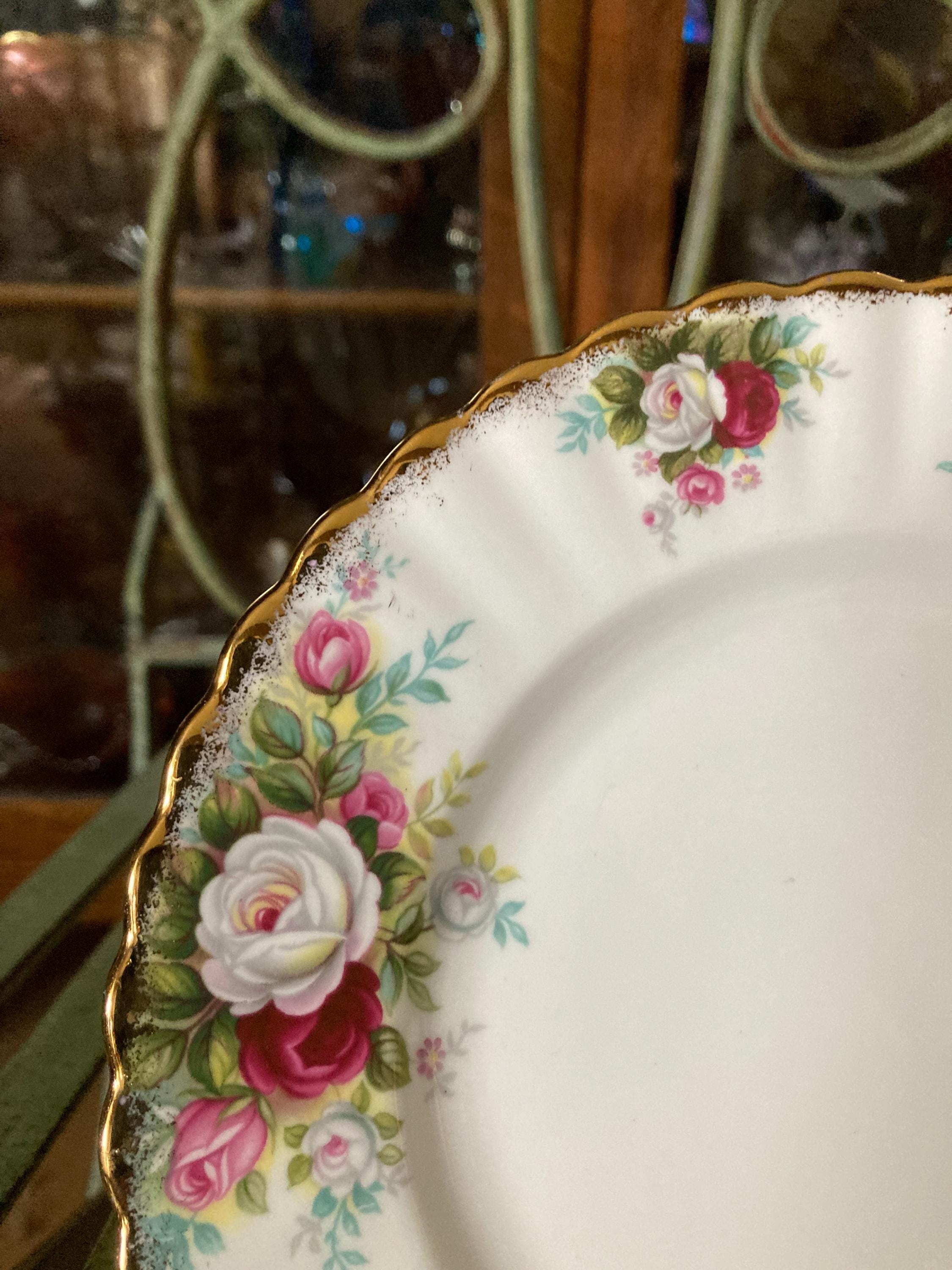 Royal Albert Celebration Dessert Plates. Set of 4. 7 Inches Diameter ...