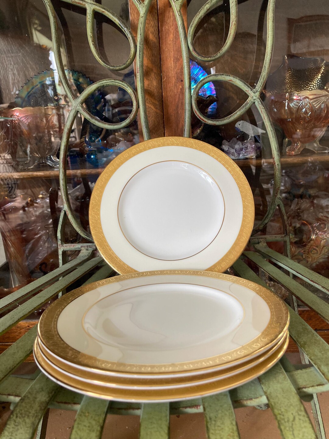 Minton Buckingham Salad Plates. Set of 4. 7.75 Inches Diameter ...