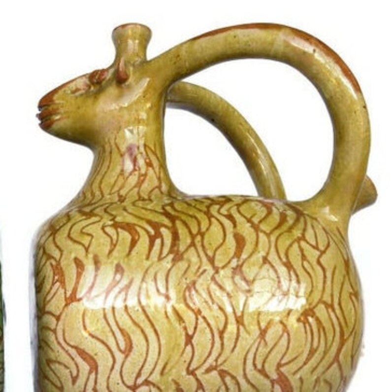 Ceramic Animal Pitcher Pottery Decanter 2 Pcs Goat - Etsy