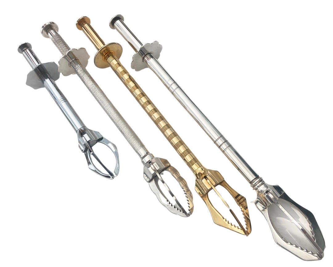 Ice Tongs and Ice Cube Grabber 1pcs Automatic Bar Tools - Etsy