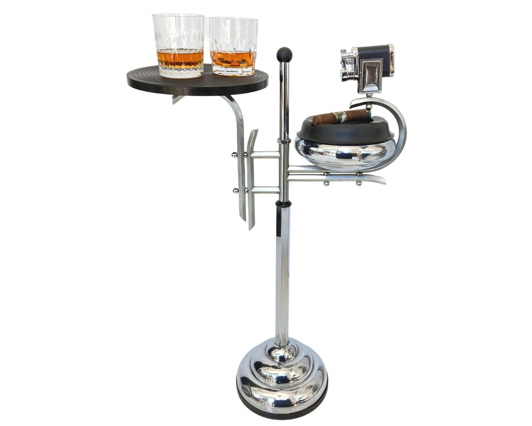 Cigar Smoking Table Chrome French 1930s Cleaned and Polished to New - Etsy