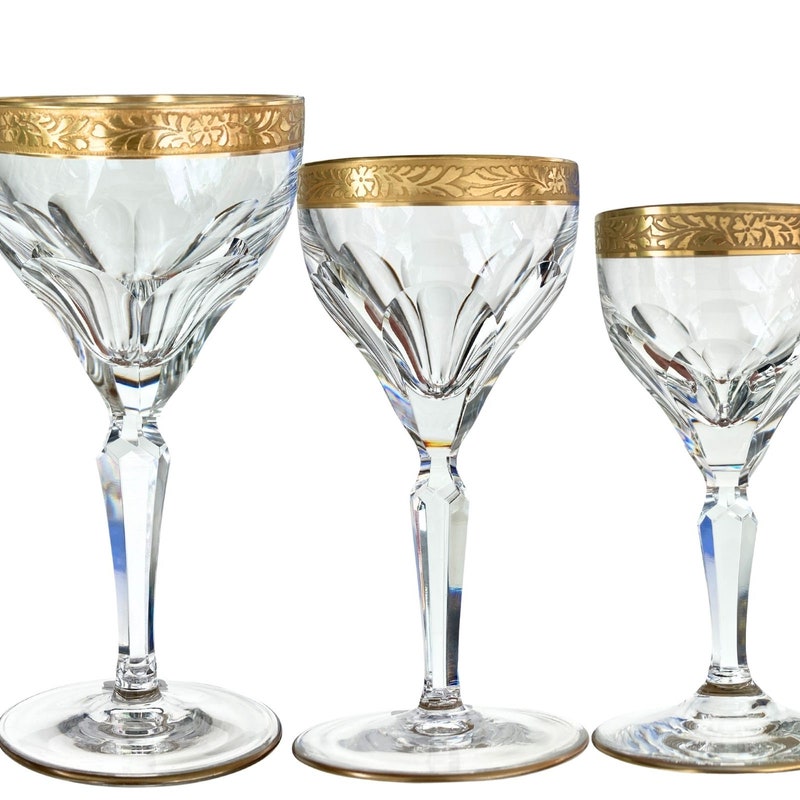 Moser Goblets Antique - Etsy