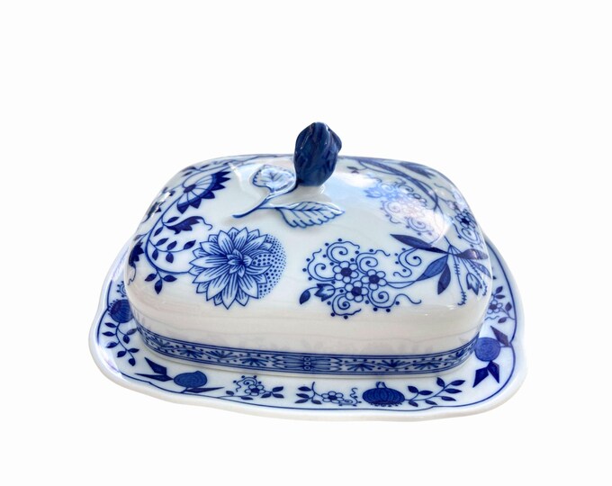 Vintage, French, REVOL, SMO Design, White, Rectangular, Lidded, Butter ...