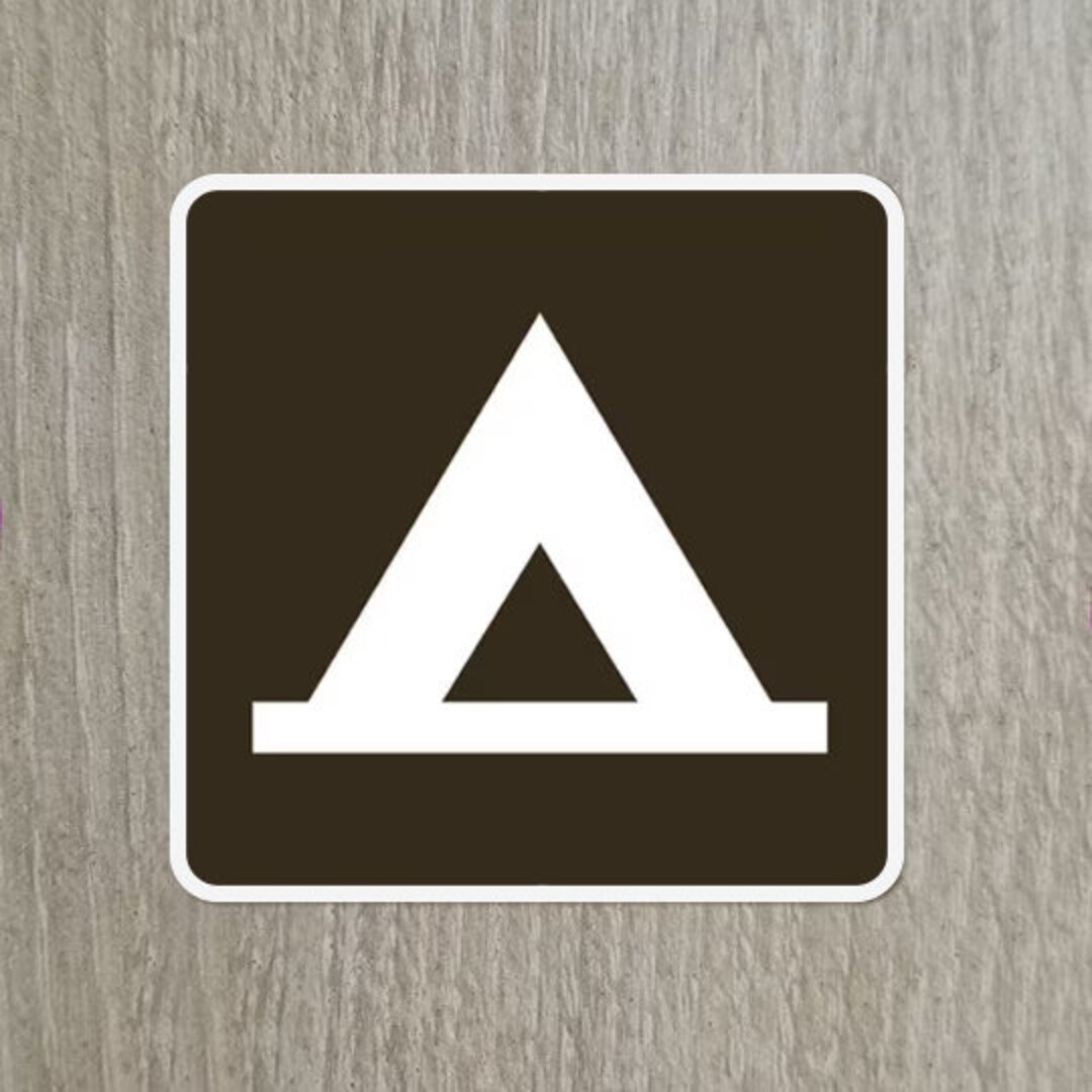 Camping Sticker, Tent Camping Decal, Car Decal, Laptop Sticker - Etsy