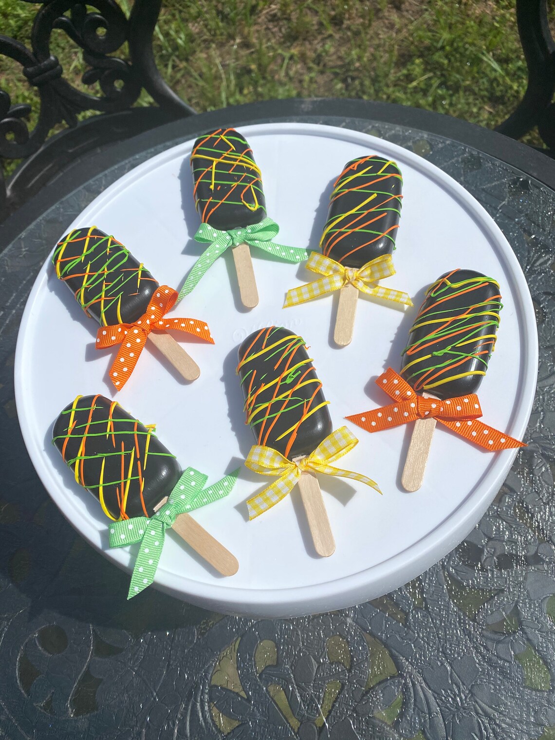Fake Cake Pops Faux Popsicles Fake Halloween Treats Fall - Etsy