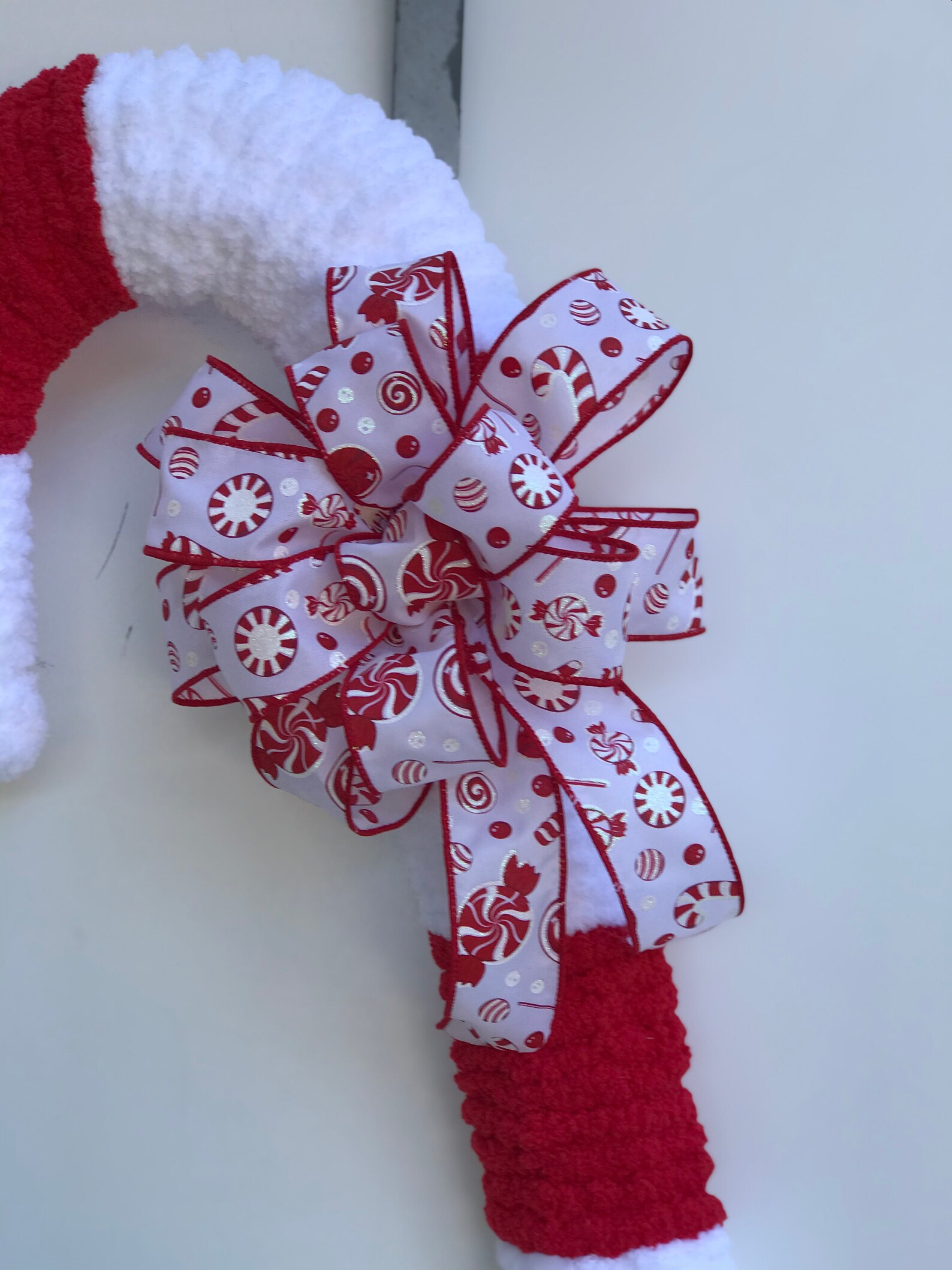 Candy Cane Wall Decor Winter Decoration Hostess Gift | Etsy