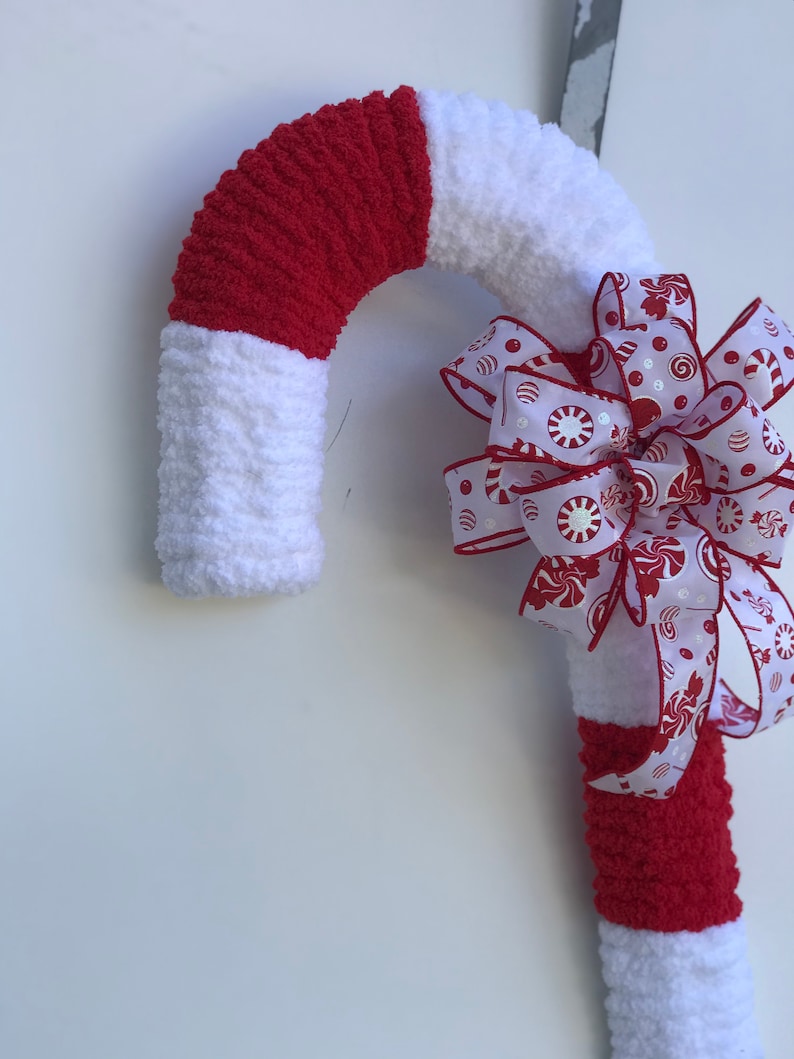 Candy Cane Wall Decor Winter Decoration Hostess Gift | Etsy