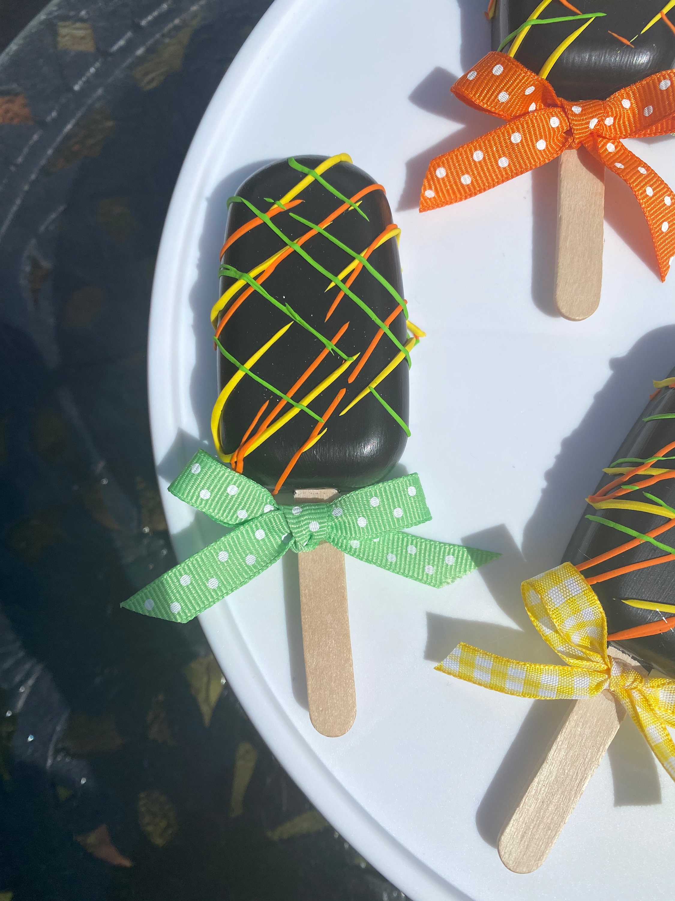 Fake Cake Pops Faux Popsicles Fake Halloween Treats Fall - Etsy