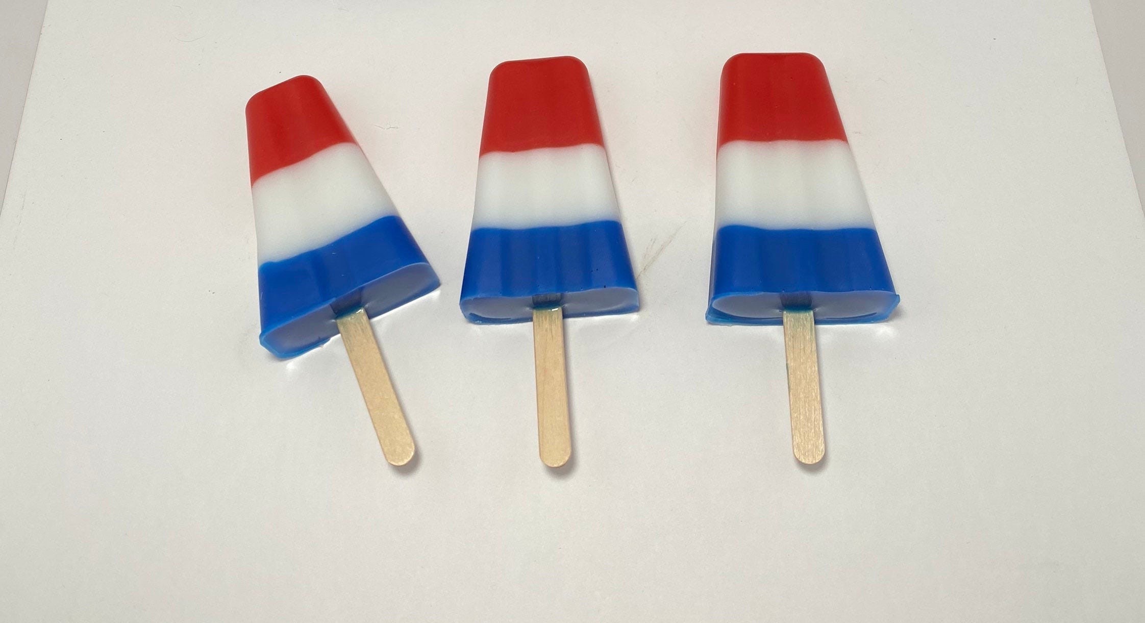 Fake Patriotic Popsicles Faux Summertime Treats Tiered Tray - Etsy