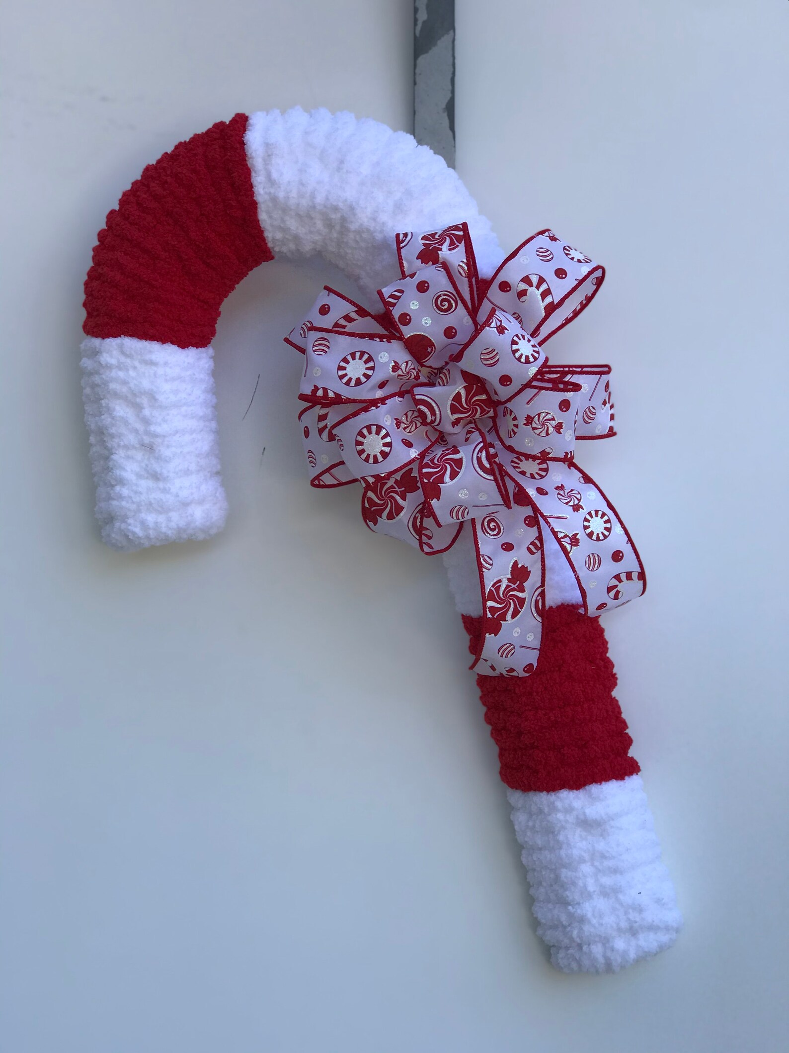 Candy Cane Wall Decor Winter Decoration Hostess Gift | Etsy