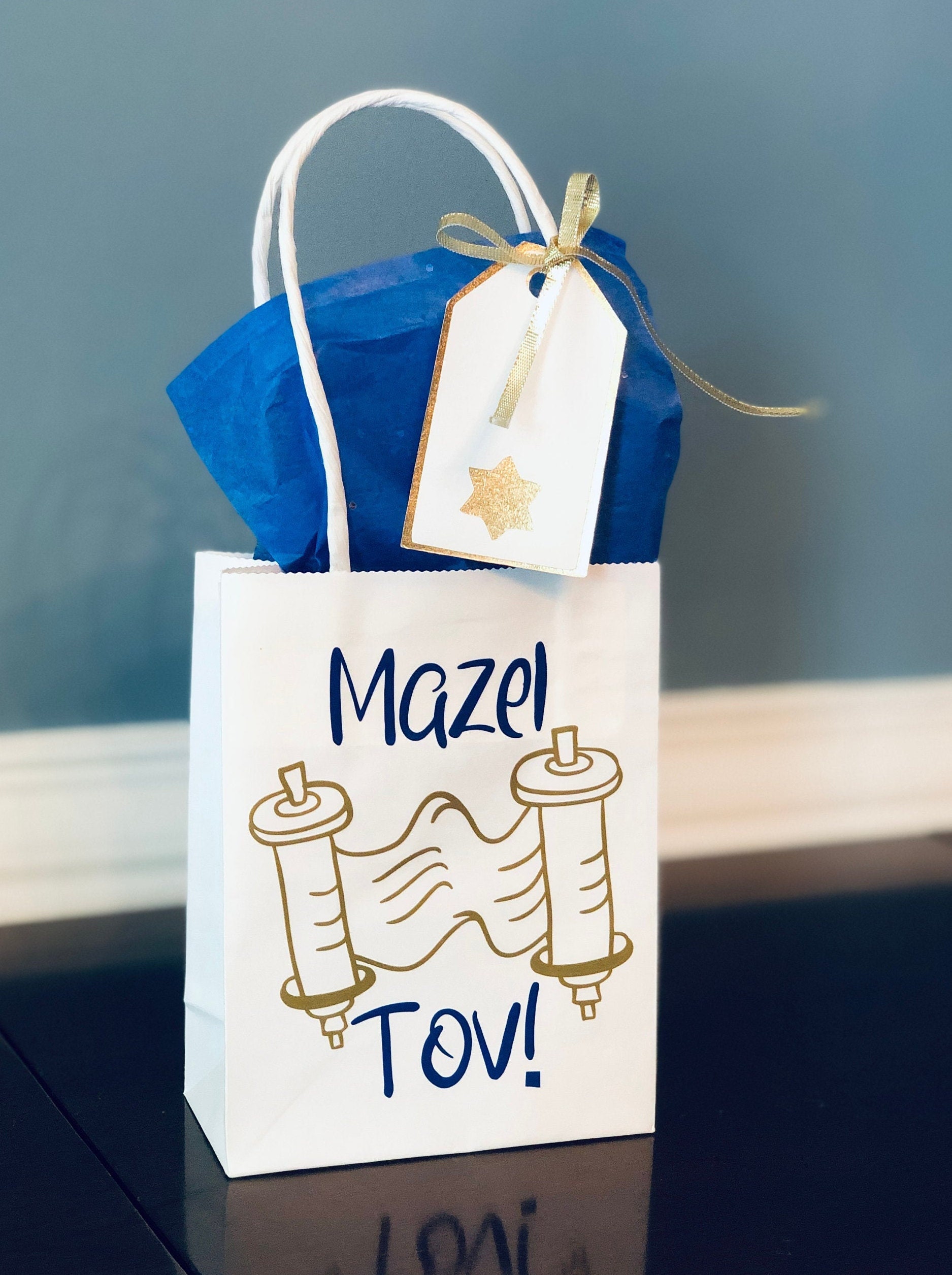Bar/Mitzvah Gift Bags/Favors, Bat Mitzvah Gift Bags/Favors, Mazel Tov ...