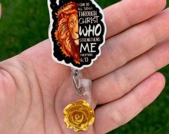Bible Verse Badge Reel | Etsy