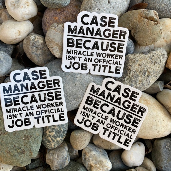Set of 3 Case Manager Stickers Decal Sticker Nurse Stickers | Etsy