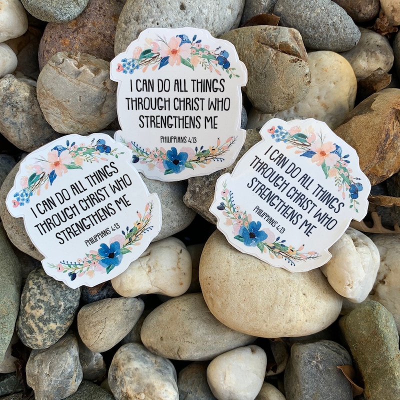 Bible Verse Sticker - Etsy