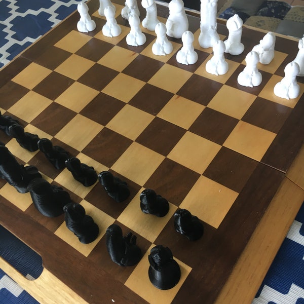 Sexy Chess Set Etsy 9884