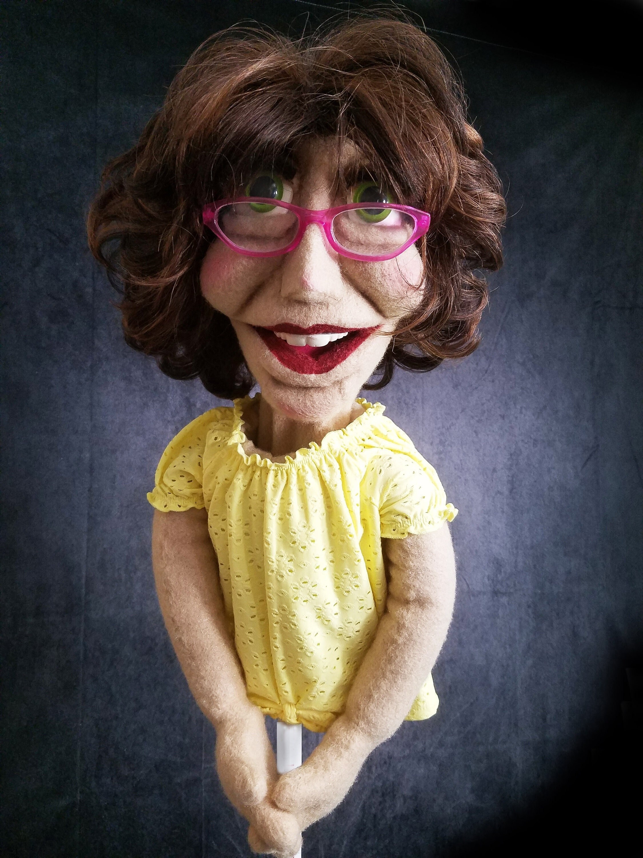 Professional Puppet Adorable Personality Soft Sculpted Lady Puppet ...