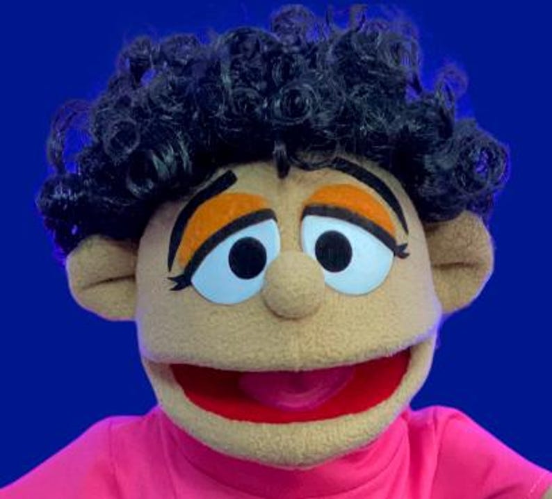 Muppet Style Professional Puppet - Full Body - Removable Legs - Custom ...