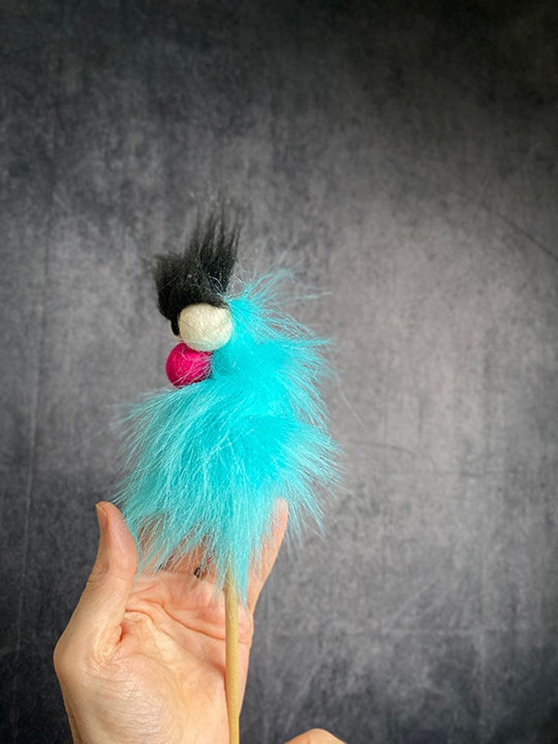 Expanda Monster - Sky Blue - A Furry Growing Rod Puppet - by Puppet ...