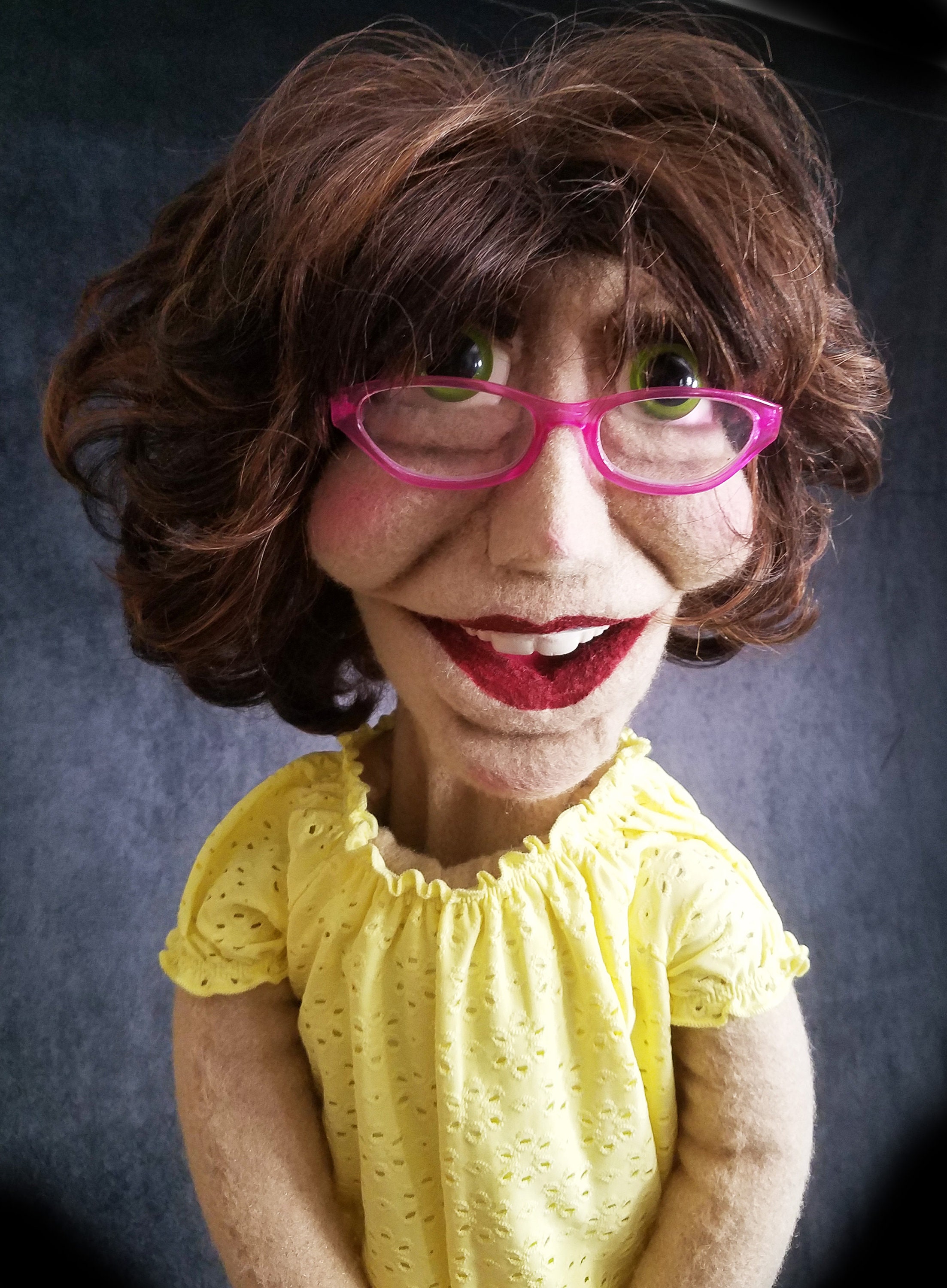 Professional Puppet Adorable Personality Soft Sculpted Lady Puppet ...