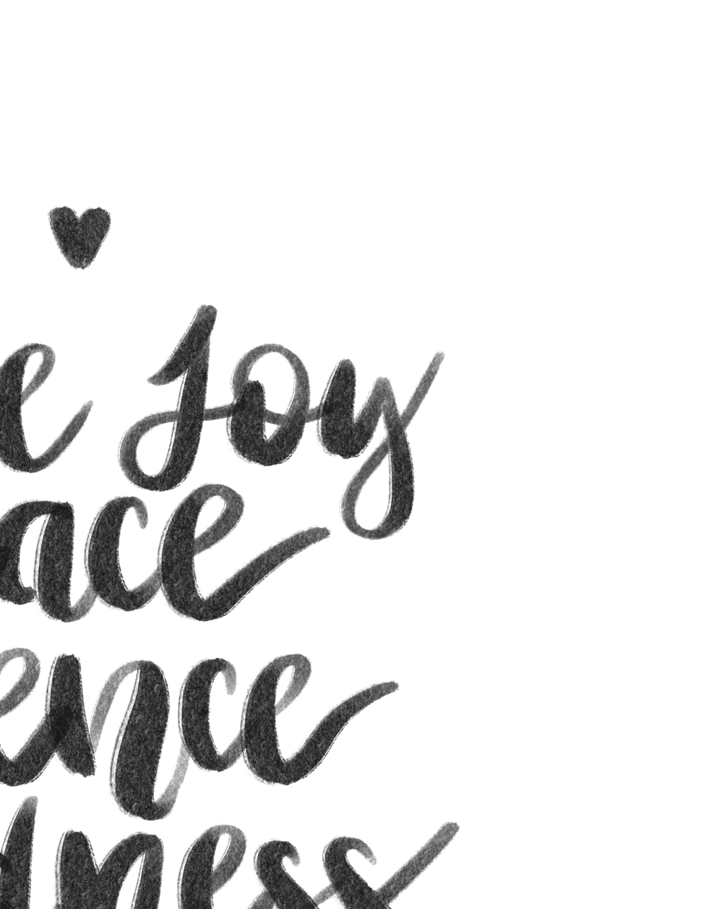 Instant Print Wall Art Christian Bible Verse Art Lettering Black and ...