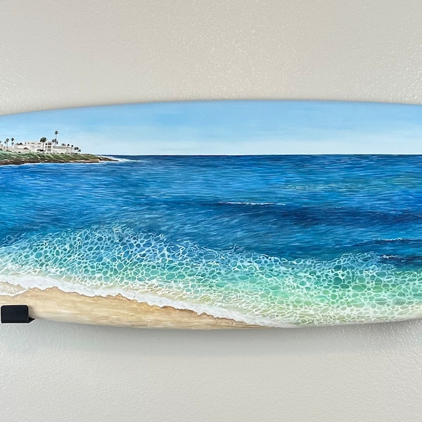 Surfboard Watercolor Painting - Etsy