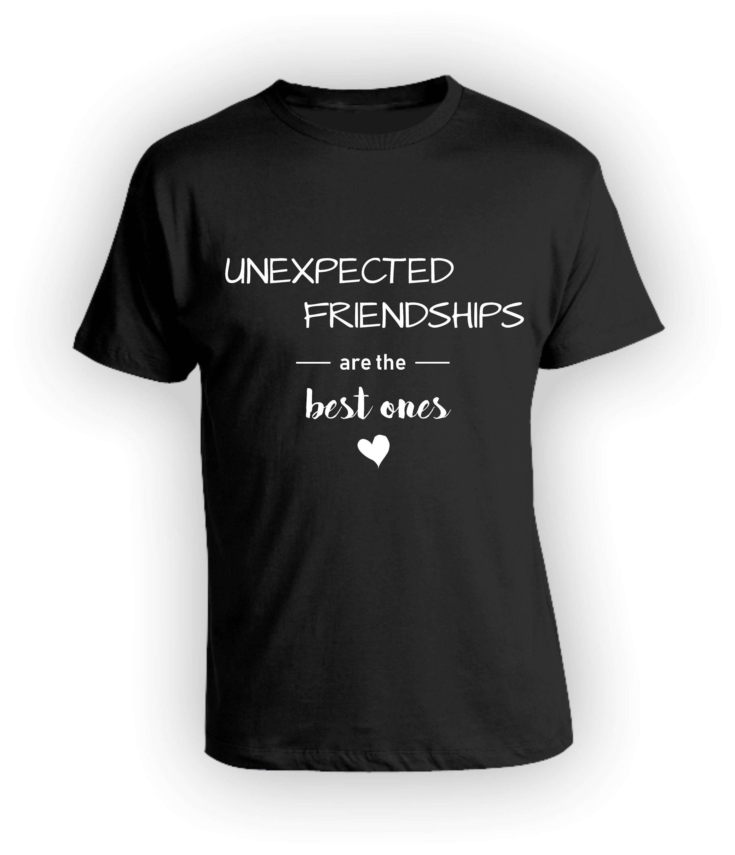Unexpected Friendships Are the Best Ones T Shirt Best Friends - Etsy