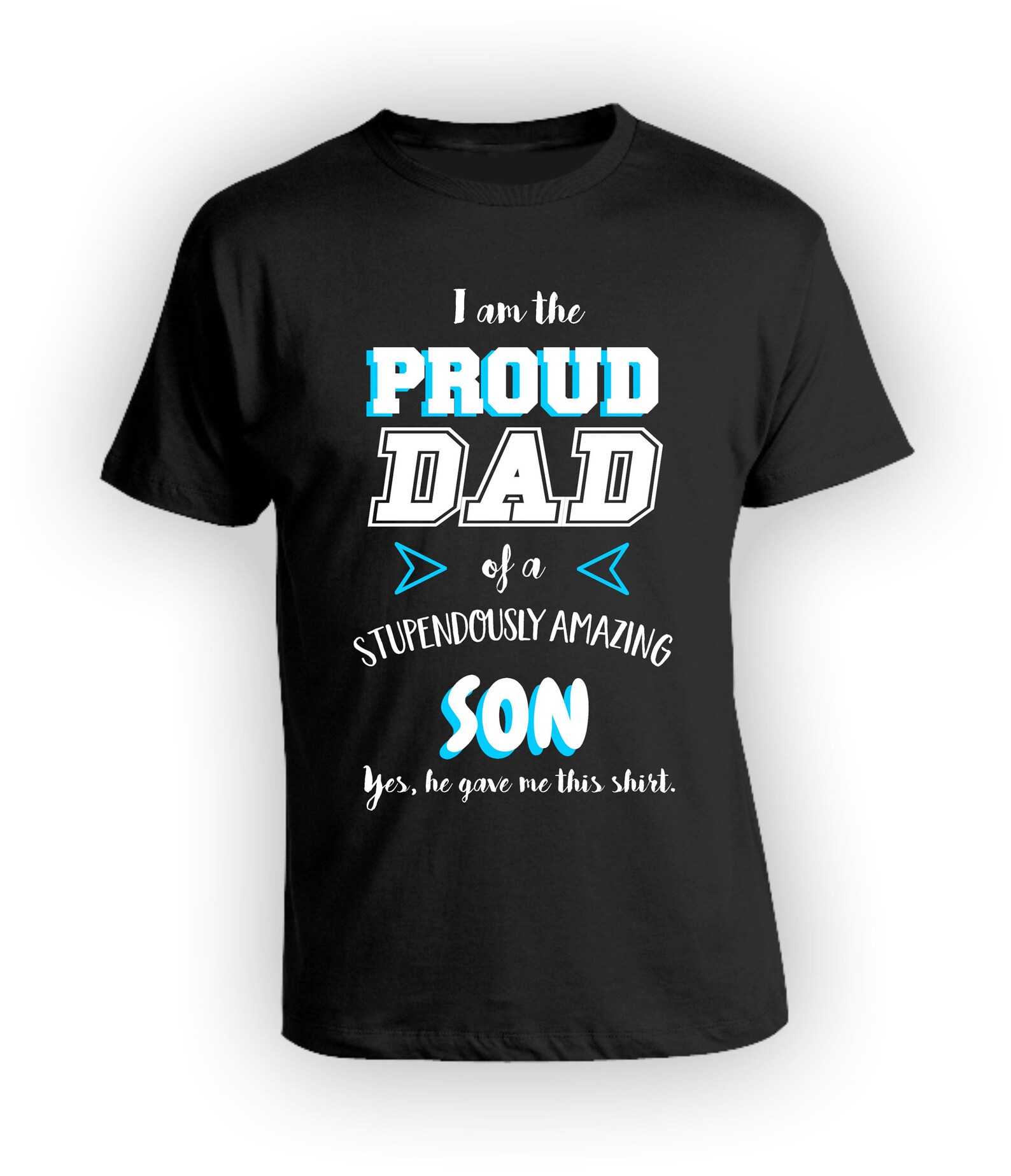 I Am the Proud Dad of A Awesome Son Shirt Dad Shirt, Fathers Day Shirt ...