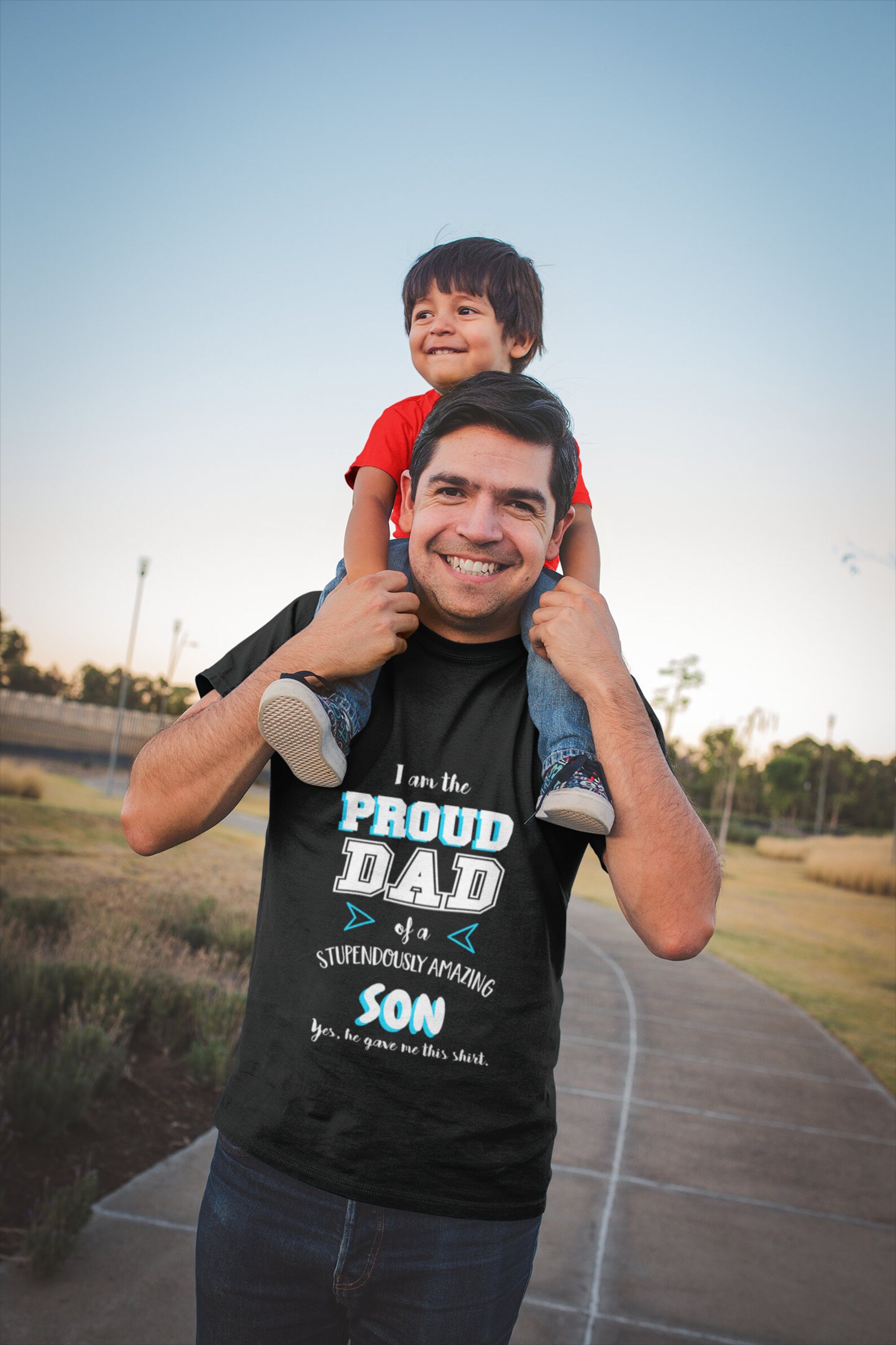 I Am the Proud Dad of A Awesome Son Shirt Dad Shirt, Fathers Day Shirt ...