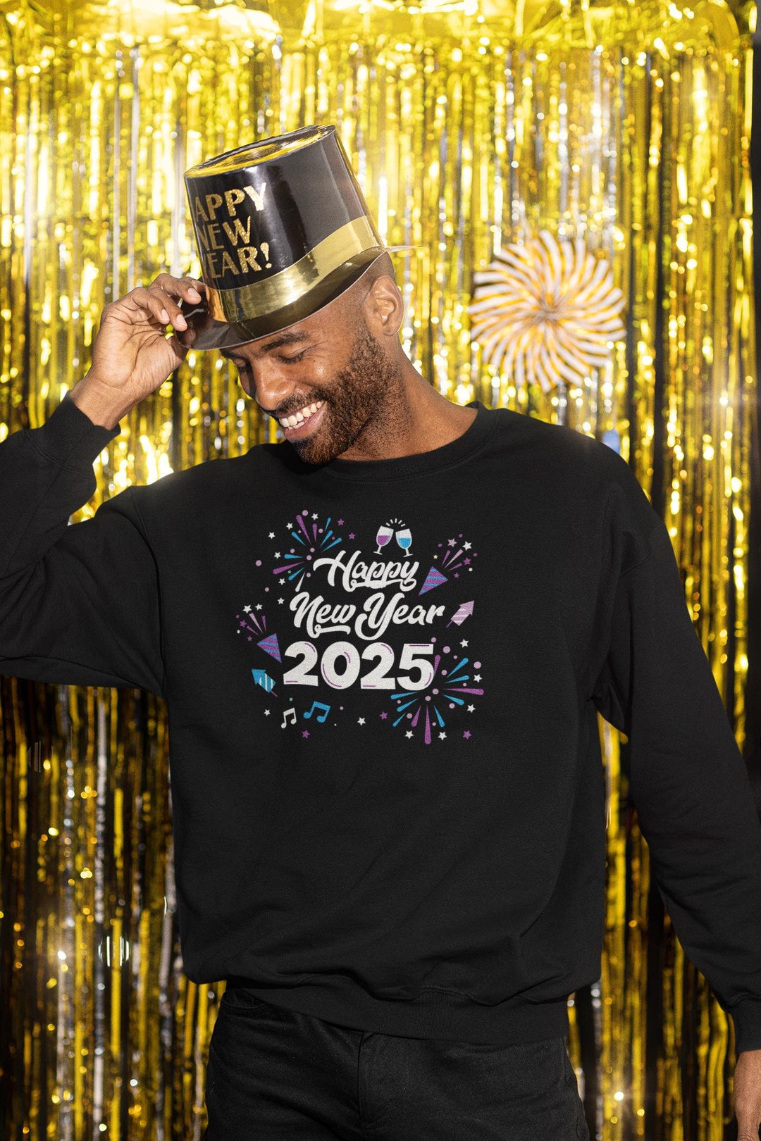 Happy New Year 2025 Christmas Sweater, New Years Sweater, New Years ...