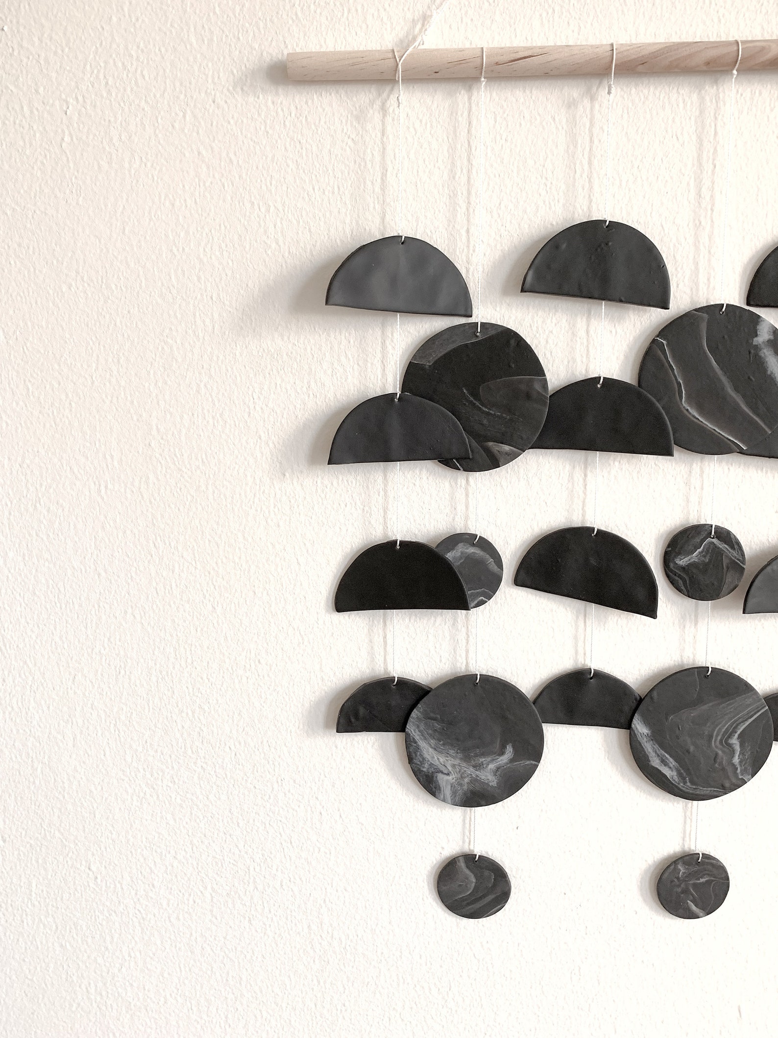 The Half Moon Wall Hanging One of One, Handmade Home Decor, Medium Wall ...