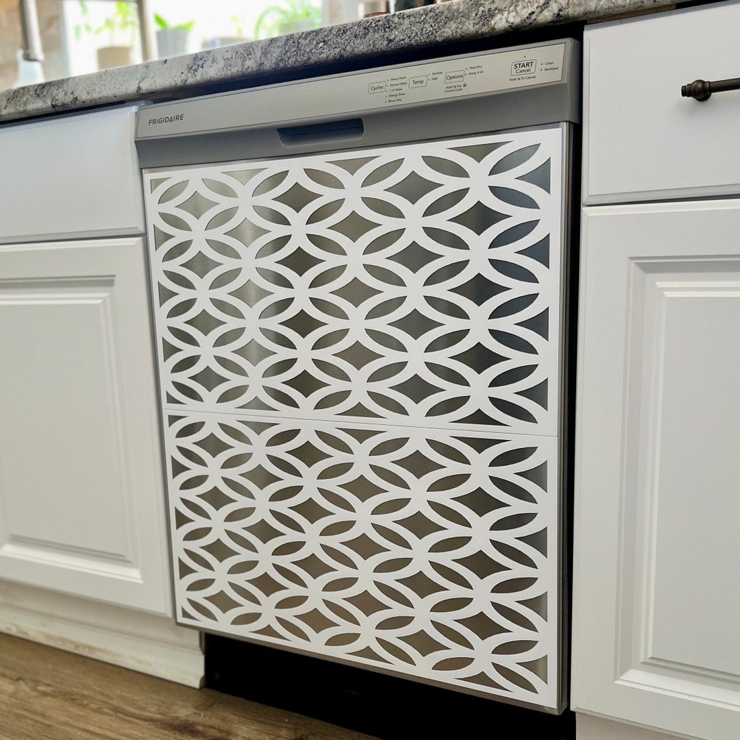 Custom Magnetic Dishwasher Cover | Interlocking Circles - Etsy