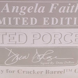 Drew Derose "angela Faith" Limited Edition Cracker Barrel Doll ...