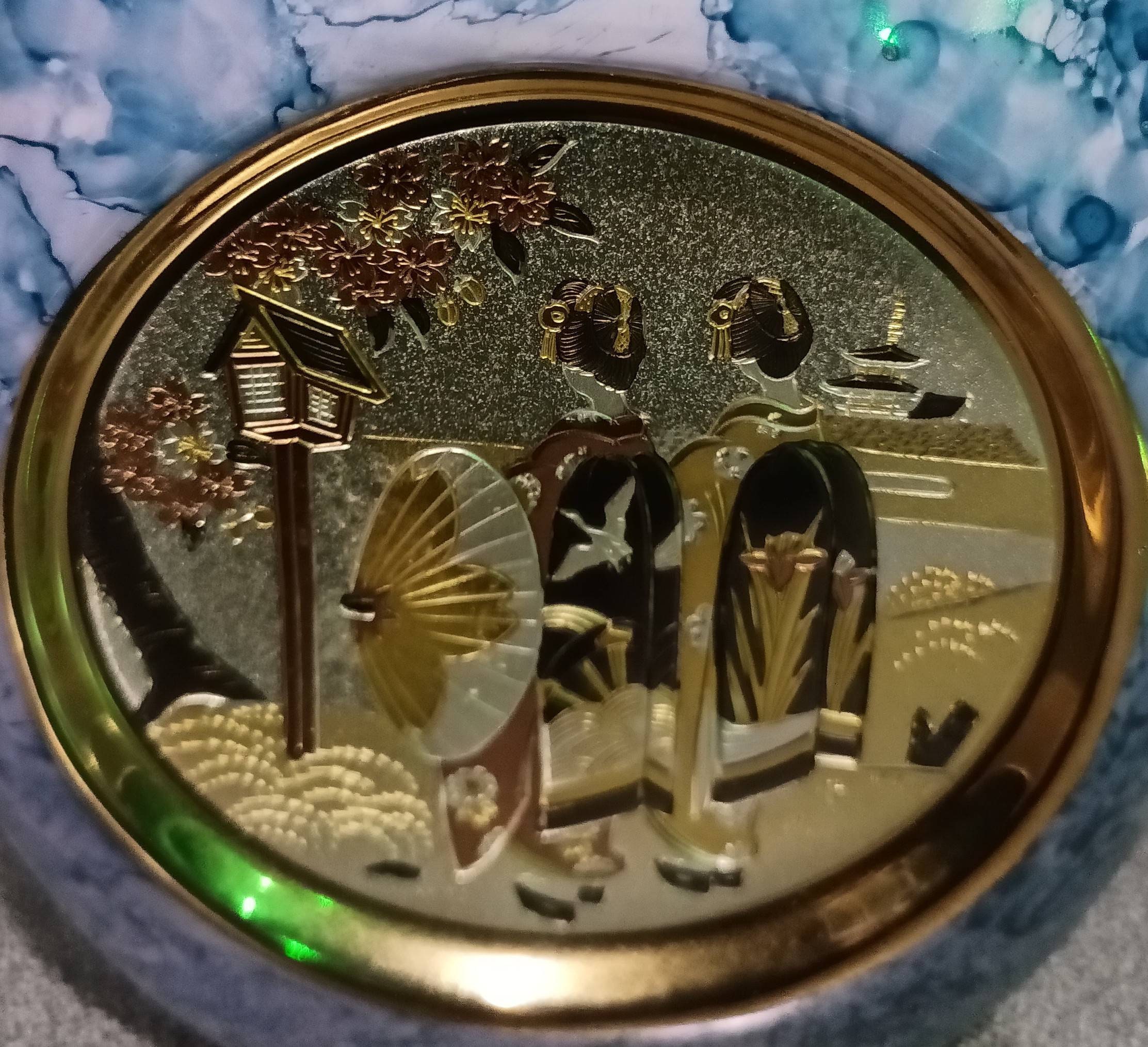 The Art of Chokin Miniature Handcrafted Vase Collectible - Etsy