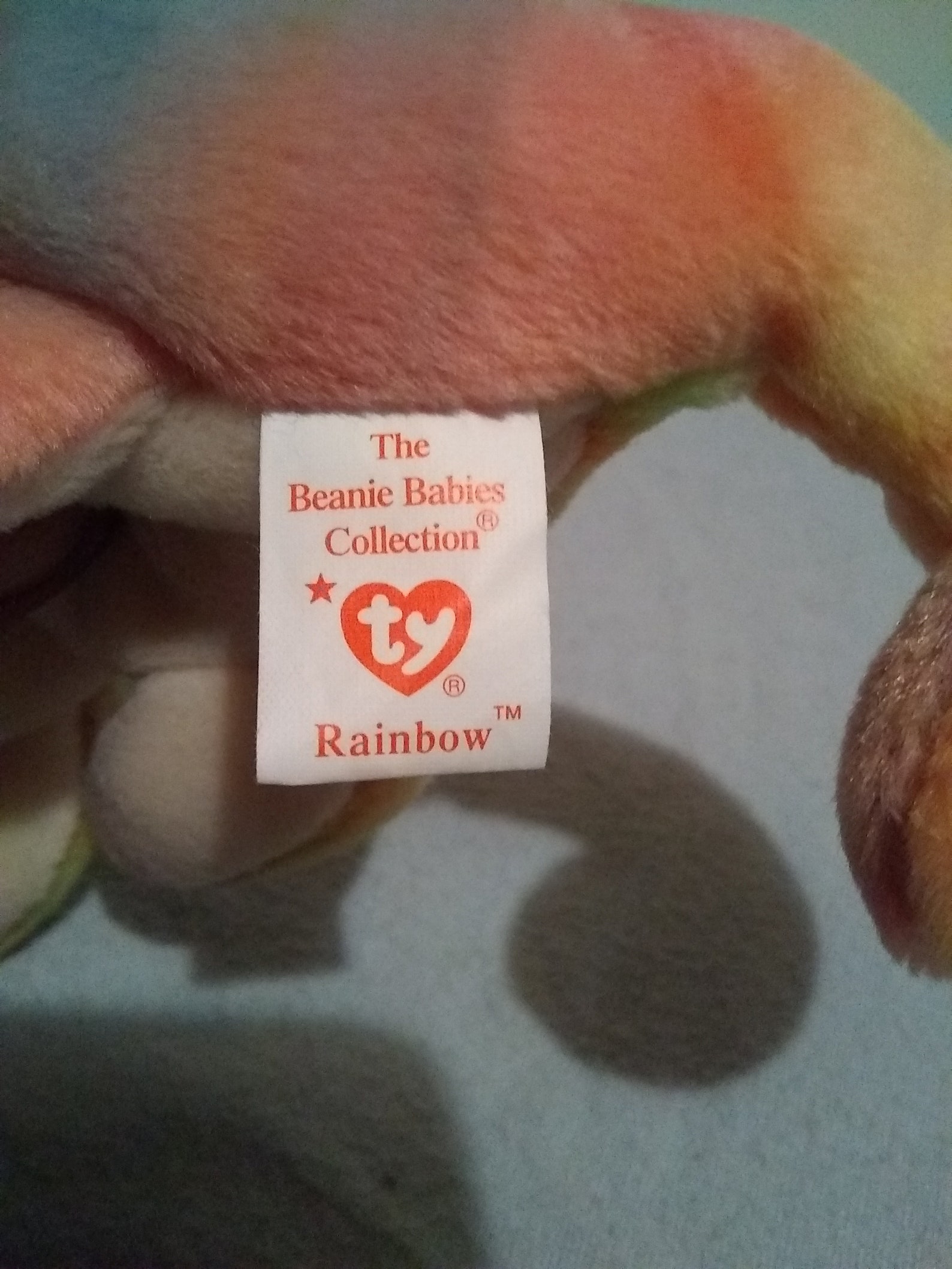 Extremely Rare Ty Warner Beanie Baby rainbow - Etsy