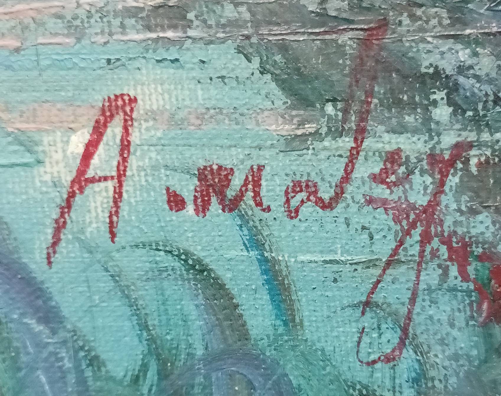 A. Maley "egrets" Original Oil Painting on Canvas - Etsy