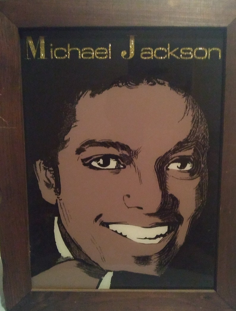 Michael Jackson "king of Pop" Image on Glass - Etsy