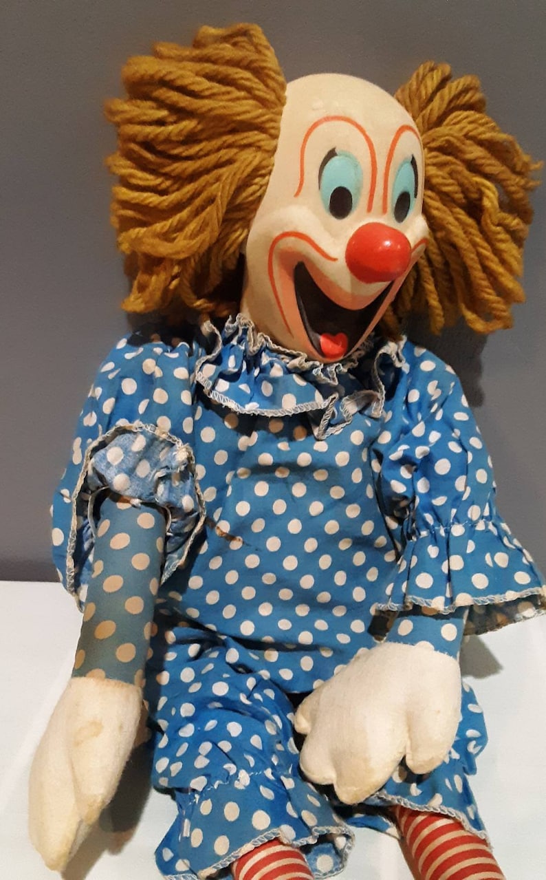 Mattel "bozo the Clown" 60's Vintage Talking Doll - Etsy