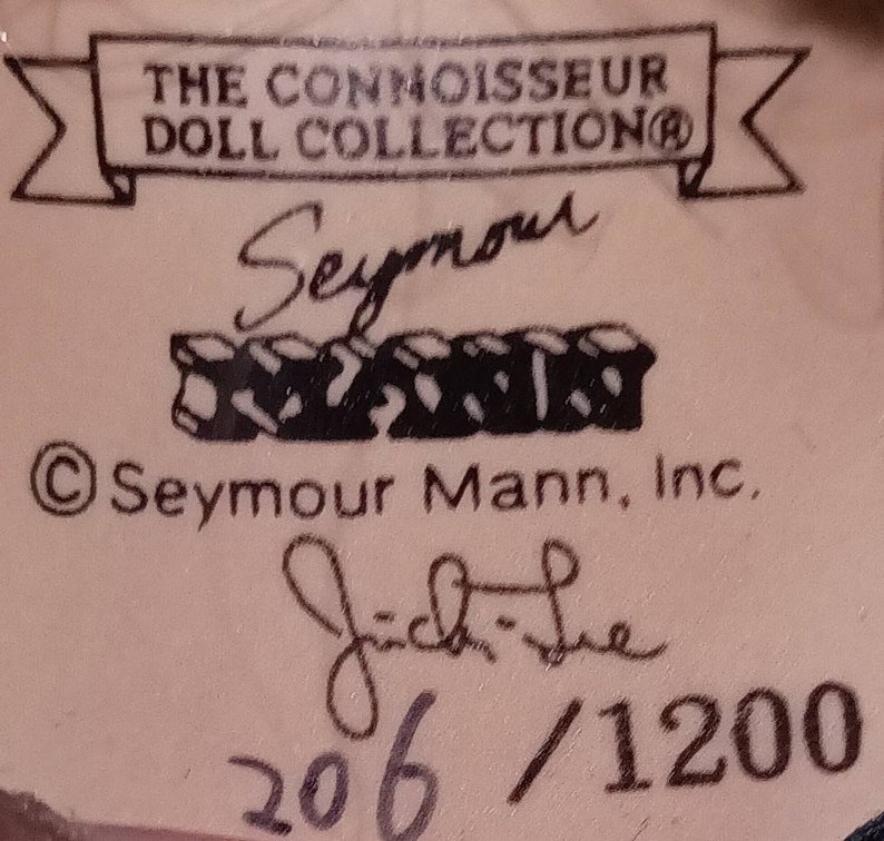 Rare Seymour Mann Limited Edition Jackie Lee Art Doll of - Etsy