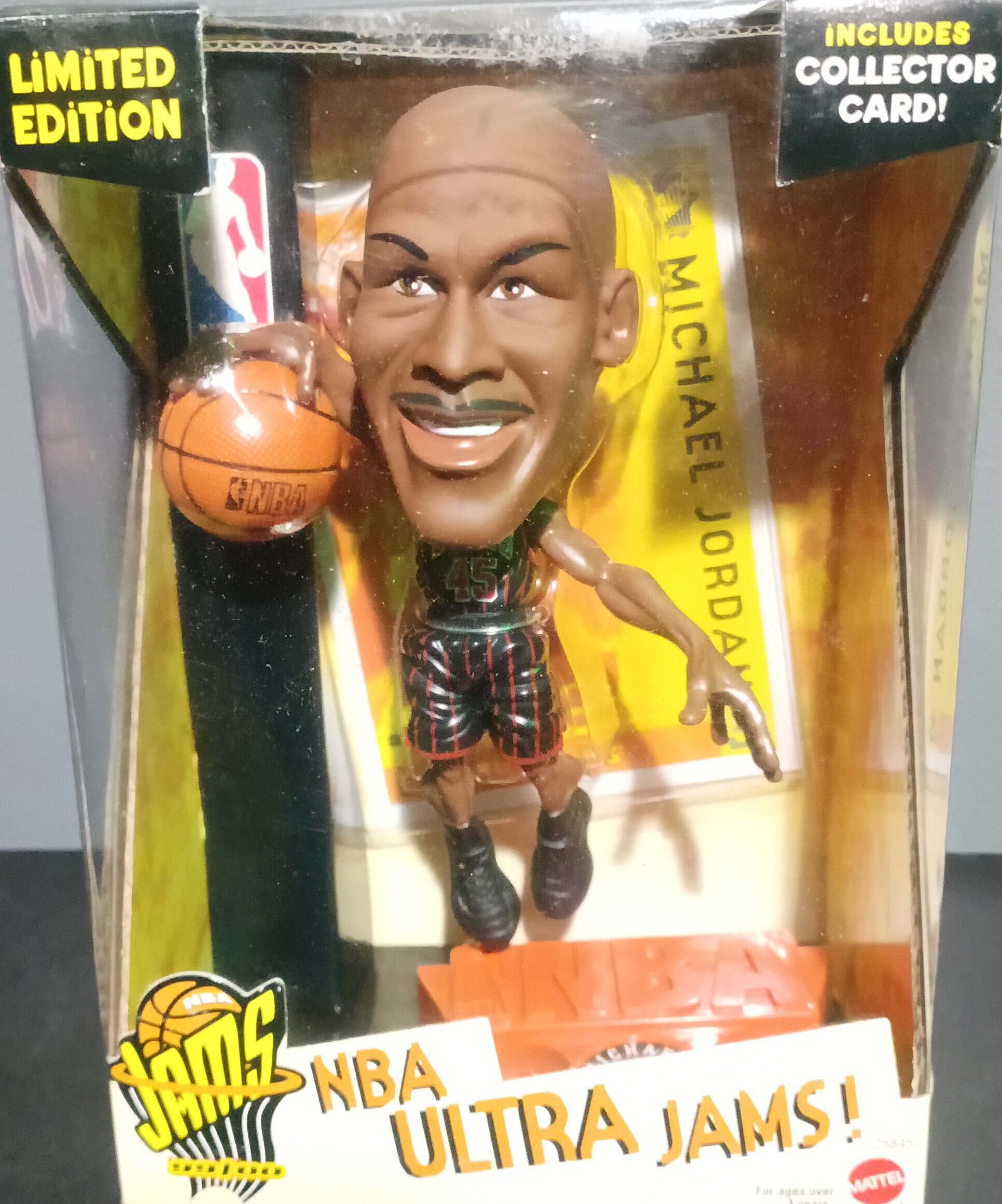 Mattel NBA Ultra Jams Limited Edition michael Jordan Bobblehead Doll ...