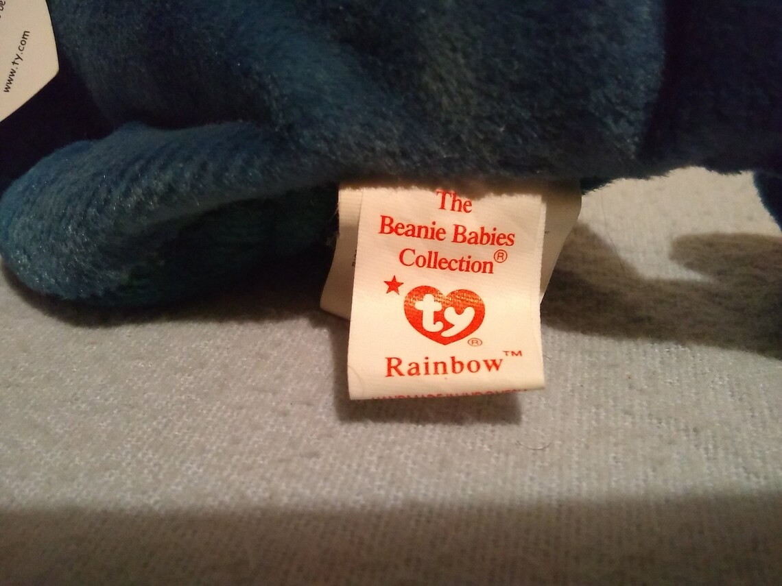 Extremely Rare Ty Warner Beanie Baby rainbow - Etsy