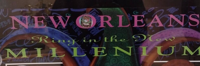 Rare Andrea Mistretta "millennium" 2000 New Orleans Mardi Gras Poster ...