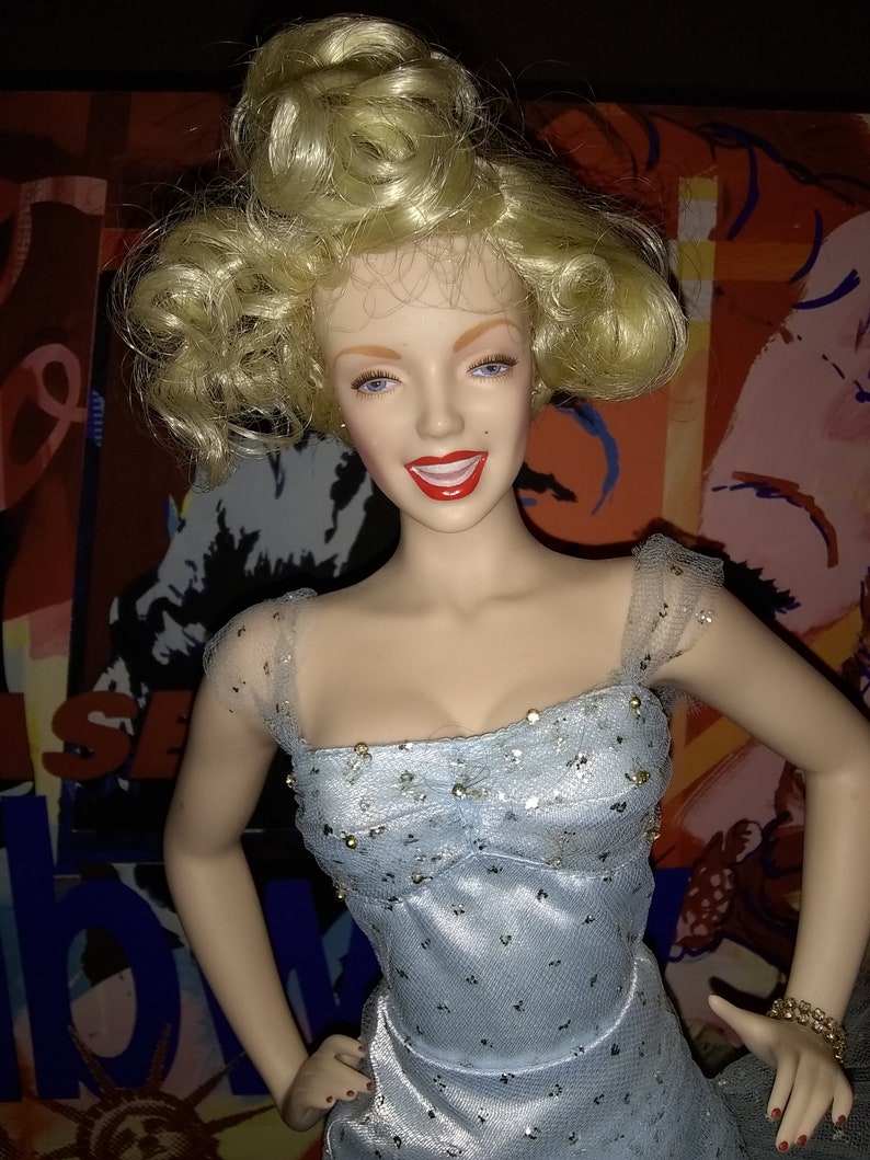 Franklin Mint Marilyn Monroe Doll Collectible - Etsy