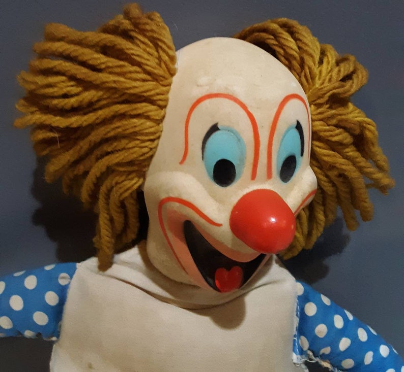 Mattel "bozo the Clown" 60's Vintage Talking Doll - Etsy