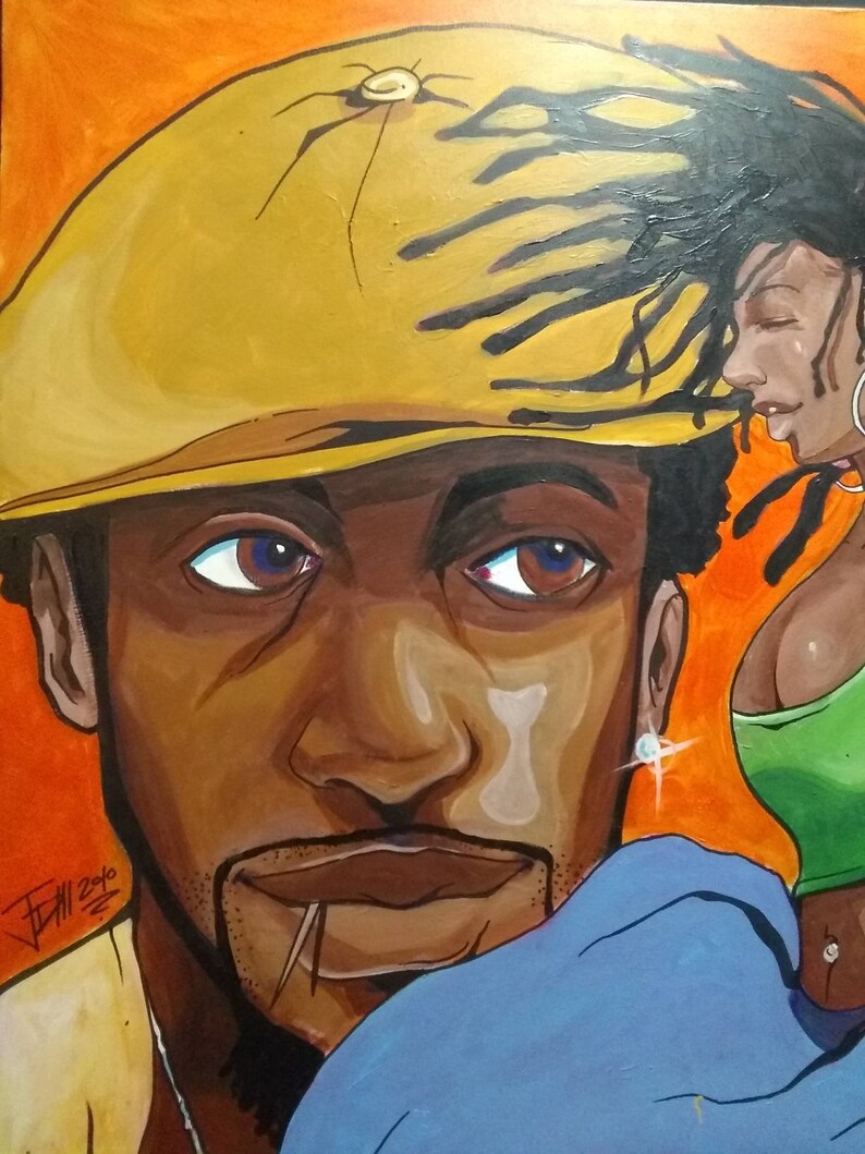 James Davis III Original Urban Art Oil Painting - Etsy