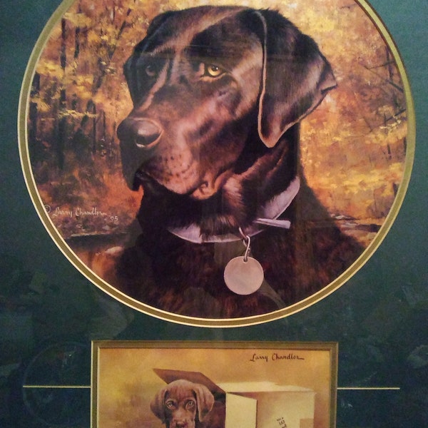 Larry Chandler Art Chocolate Lab - Etsy