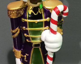 XL Disney Mickey and Goofy Holiday Nutcrackers 2 Piece Set, Christmas ...